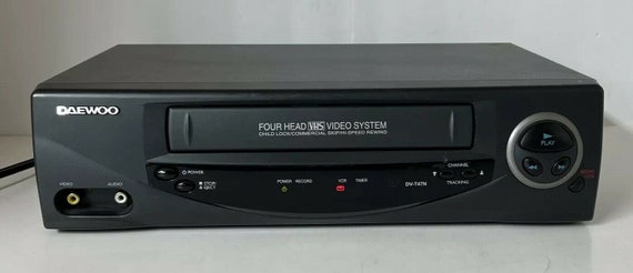 Daewoo Dv-t47n Mono VHS VCR VHS Player With Remote & Cables | Etsy