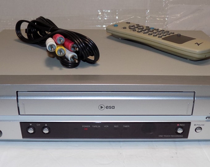 Zenith ESA Mono VHS VCR Vhs Player With Remote & A/V Cables - Etsy