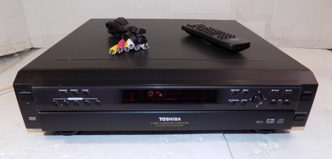 Toshiba SD-2805 5 Disc Dvd CD Player 5-disc Carousel CD Dvd Player With ...