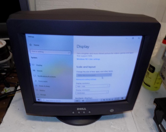 DELL E773c CRT Monitor 16 Inch CRT Retro Gaming Monitor - Etsy