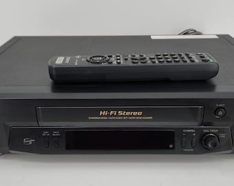 Samsung DVD-V4600A DVD VCR Duel Double Deck Combo With Remote - Etsy