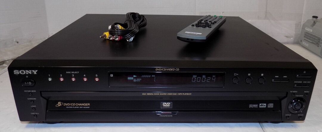 Sony Dvp-nc665p 5 Disc CD DVD Player 5 Multi Disc Changer With Remote ...