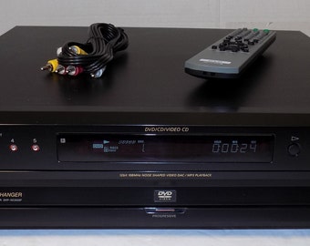 Sony Dvp-c670d 5 Disc CD DVD Player 5 Multi Disc Changer With Remote ...