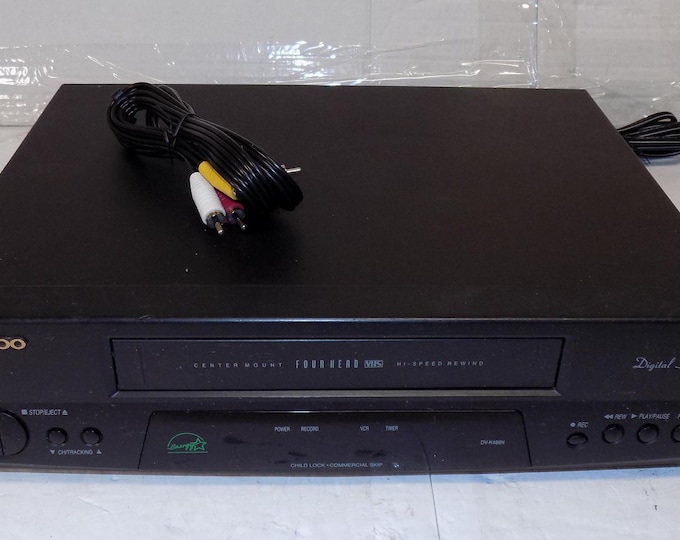 Daewoo Dv-k486n Mono VHS VCR Recorder Player VHS Player With Cables No ...