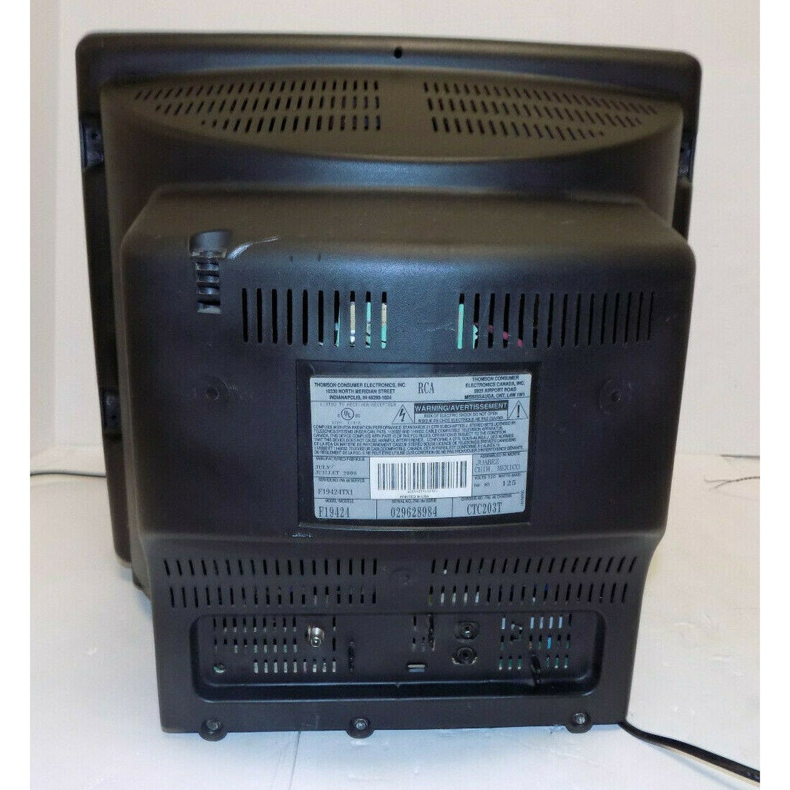 RCA 19 Inch CRT Color TV Television Nice Retro Gaming Tv With | Etsy