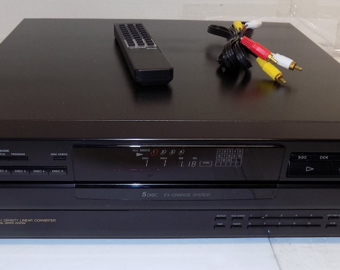 Sony CDP-C265 5 Disc CD Player 5-disc Carousel CD Player With Remote ...
