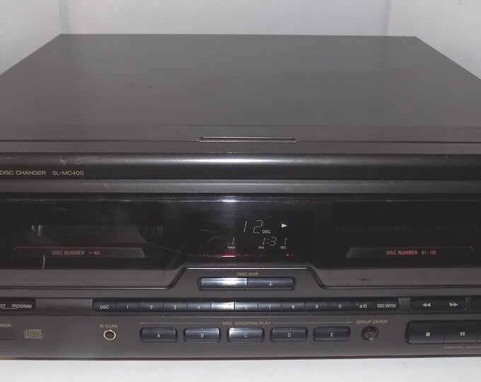Technics SL-MC400 111 Disc CD Player With Remote Control and Cables - Etsy