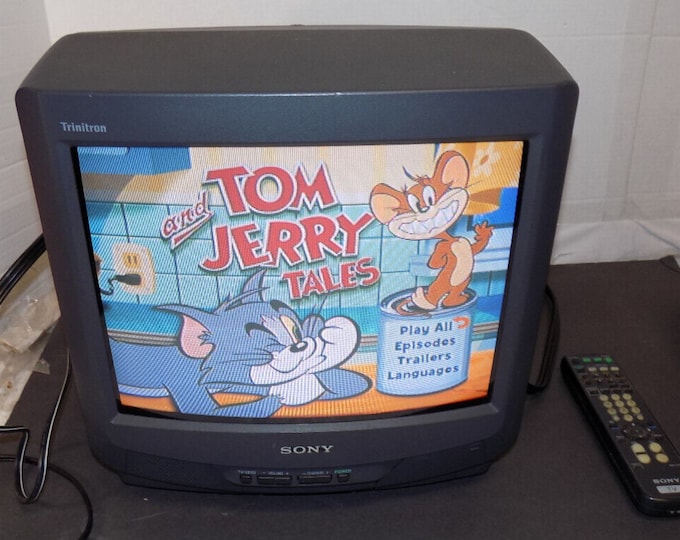 Sony Trinitron Kv-13m30 13 Inch Trinitron CRT TV Retro Gaming TV - Etsy
