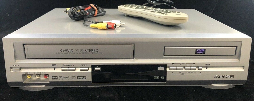 Sansui VRDVD4000A DVD VCR Combo Dvd Player Vhs Player Combo With Remote ...