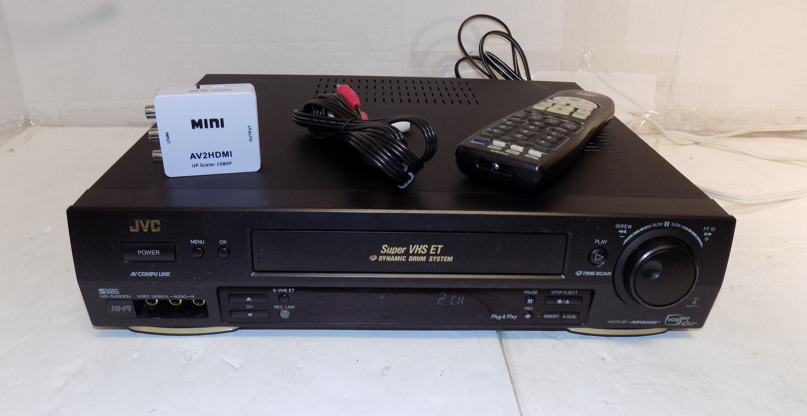 Jvc HR-S4500U VHS VCR Super Vhs Player With Manual Remote - Etsy
