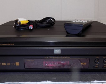 Sony Dvp-c670d 5 Disc CD DVD Player 5 Multi Disc Changer With Remote ...