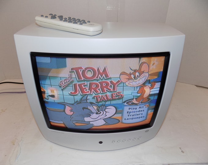 General Electric GE 13GP243 13 Inch CRT Color TV Television Retro ...