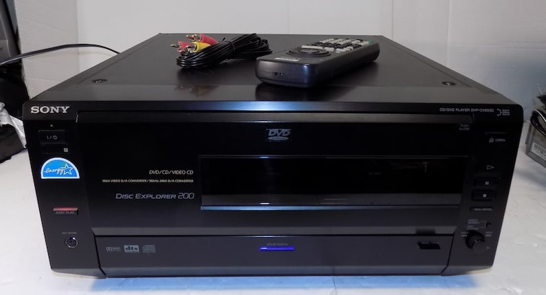 Sony DVP-CX850D 200 Disc DVD CD Player With Remote Control & - Etsy