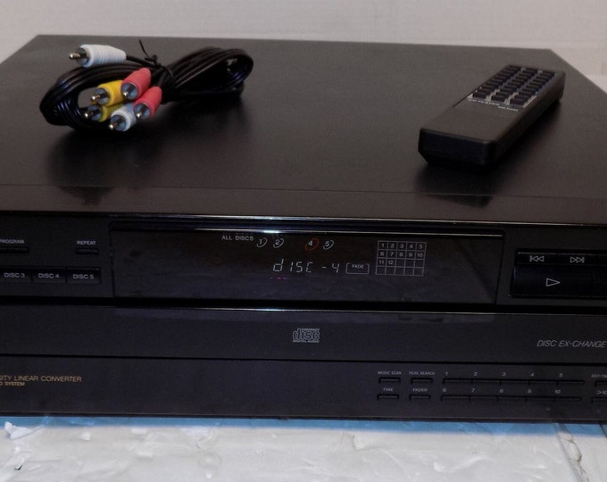 Sony CDP-C235 5 Disc CD Player 5-disc Carousel CD Player With Remote ...