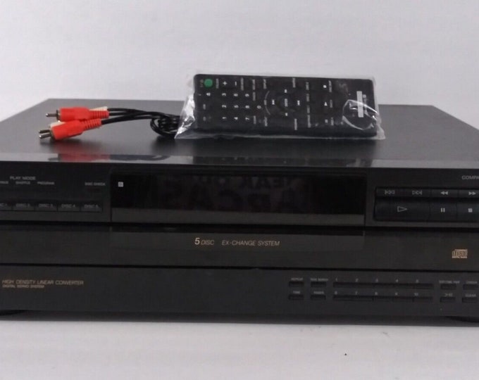 Sony CDP-C365 5 Disc CD Player 5-disc Carousel CD Player With Remote ...