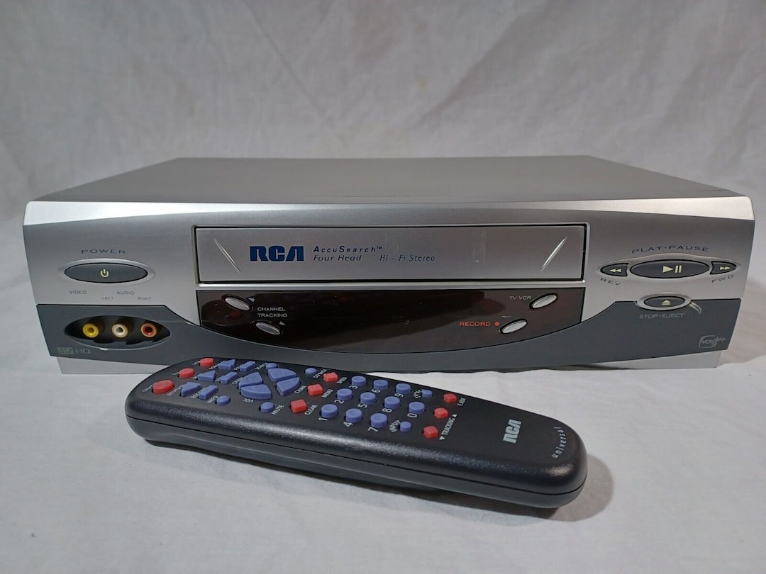 RCA Vr651 VHS VCR Vhs Player With Remote, A/V Cables & Hdmi Adapter - Etsy