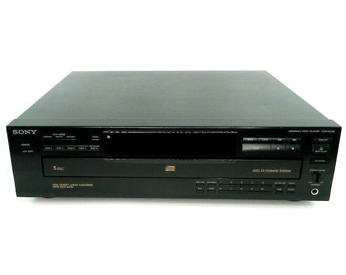 Sony CDP-CE335 5 Disc CD Player 5-disc Carousel CD Player With Remote ...