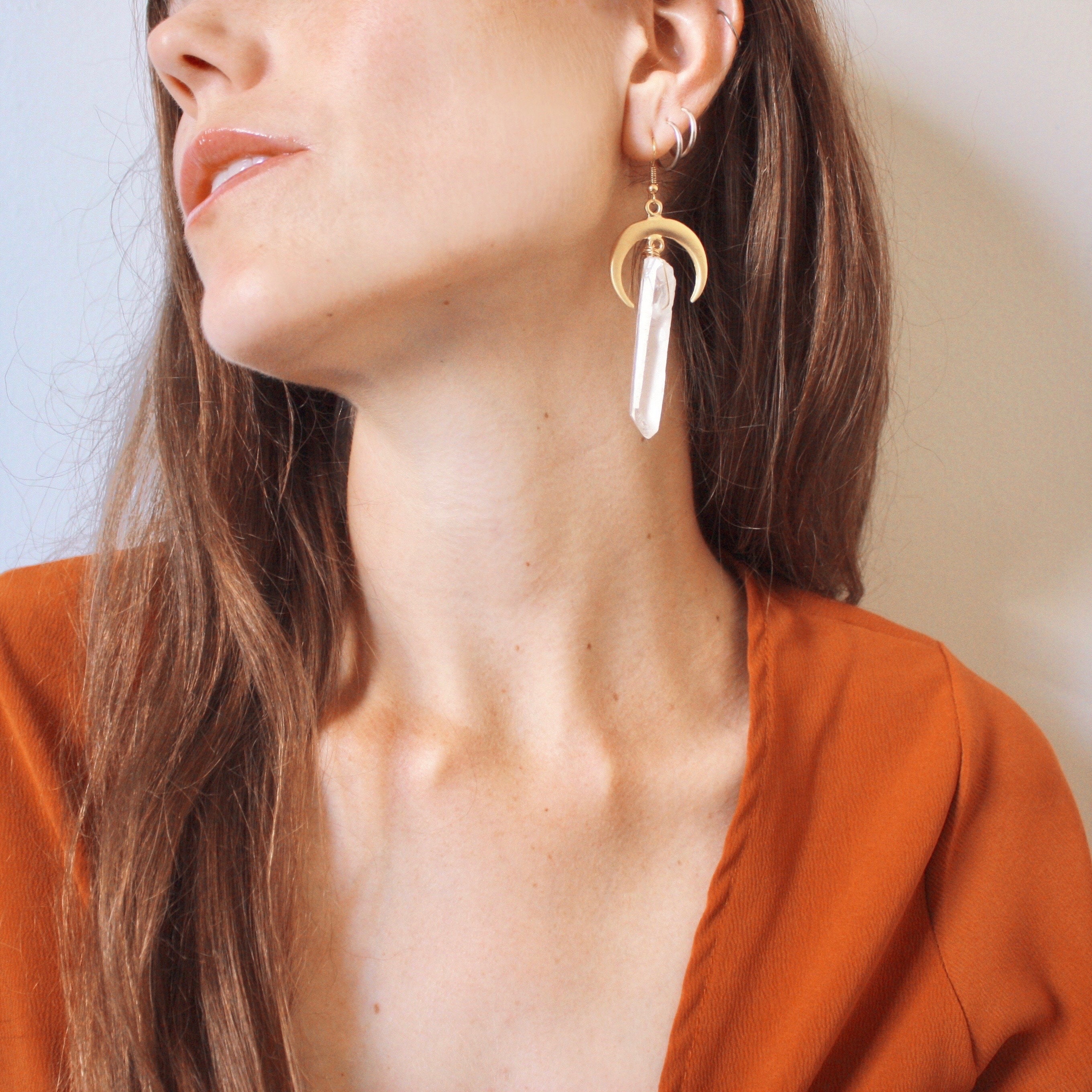 Gothic Earrings Alternative Jewelry Witch Jewelry Silver | Etsy