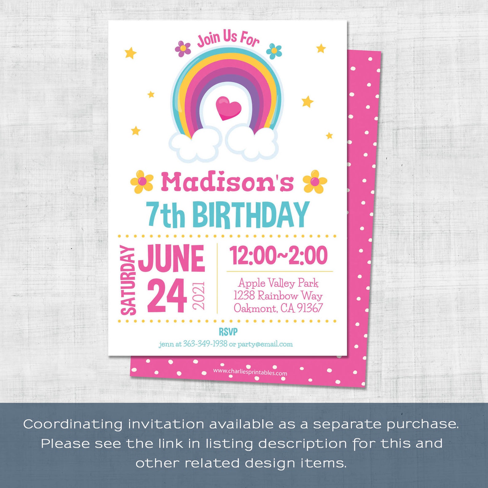 Rainbow Birthday Party Water Bottle Labels Edit in Corjl | Etsy