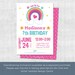 Rainbow Birthday Party, Water Bottle Labels, Edit in Corjl, Instant ...