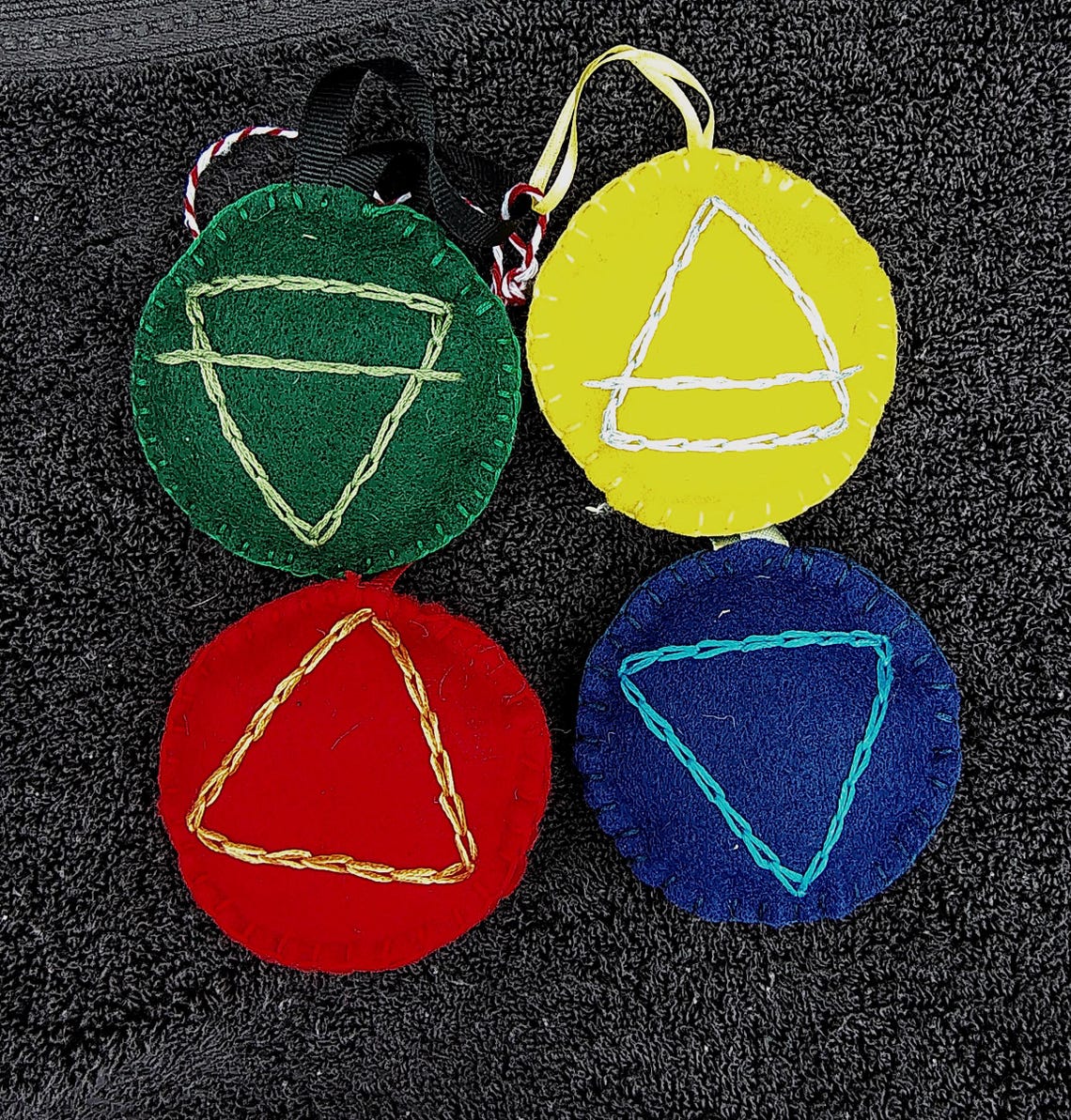 4 Elements Holiday Tree Ornaments - Etsy
