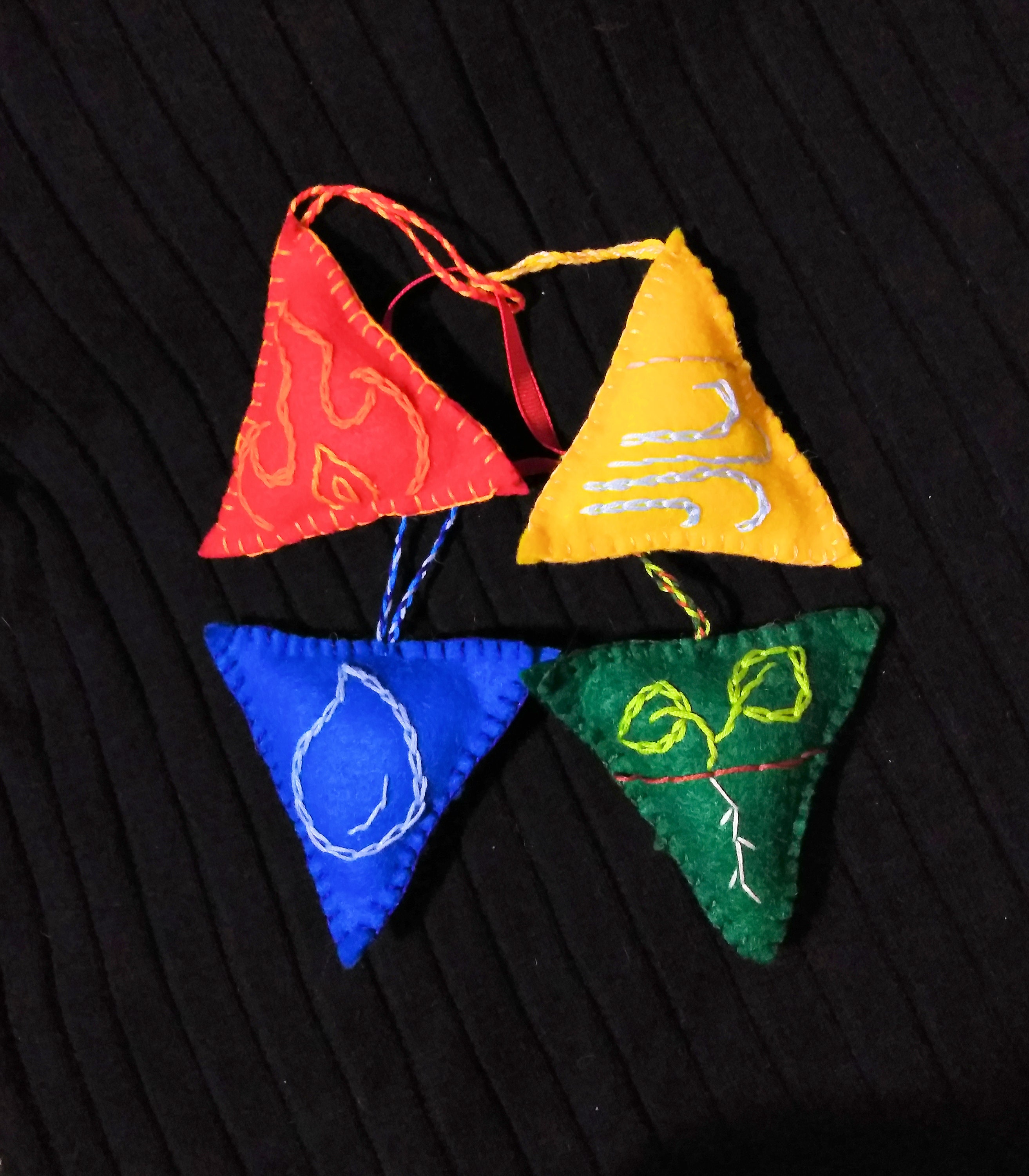 4 Elements Holiday Tree Ornaments - Etsy