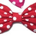 Polka Dot Hair Bow, Polka Dot Bow, Red Polka Dot, Minnie Mouse Bow ...