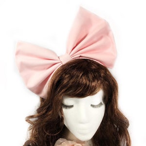 Oversize Bow, Pink Headband Women, Pink Cosplay Headband, Large Pink ...