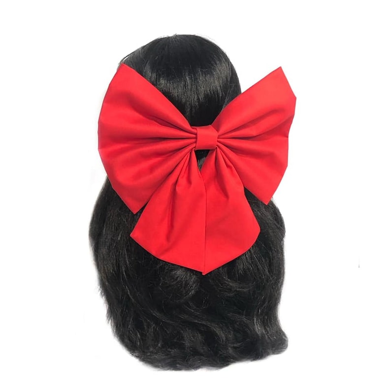 Red Large Cosplay Hair Bow for Women Oversize Hair Bow - Etsy