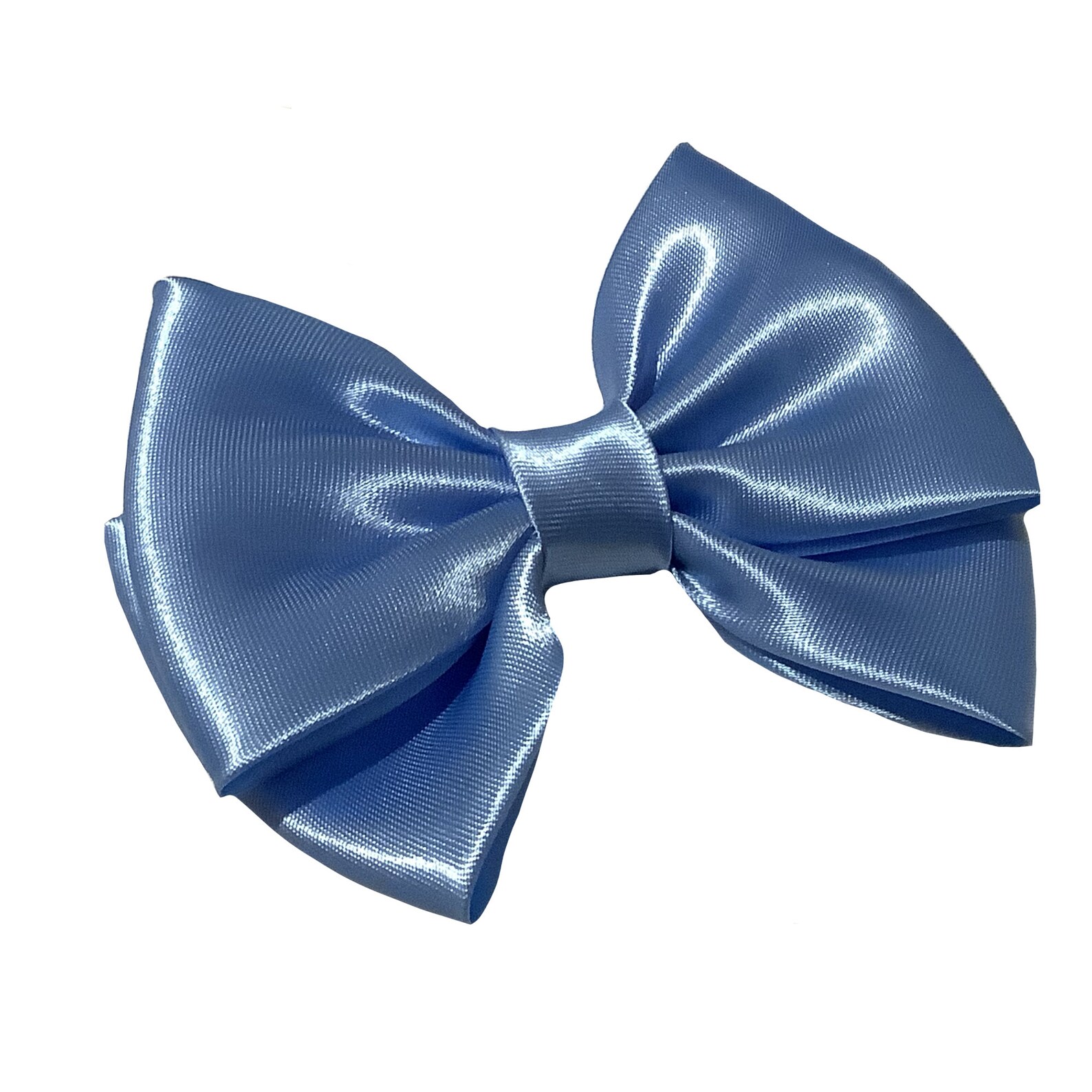 Light blue satin hair bow. Light blue bow for girls. Blue bows - Etsy ...