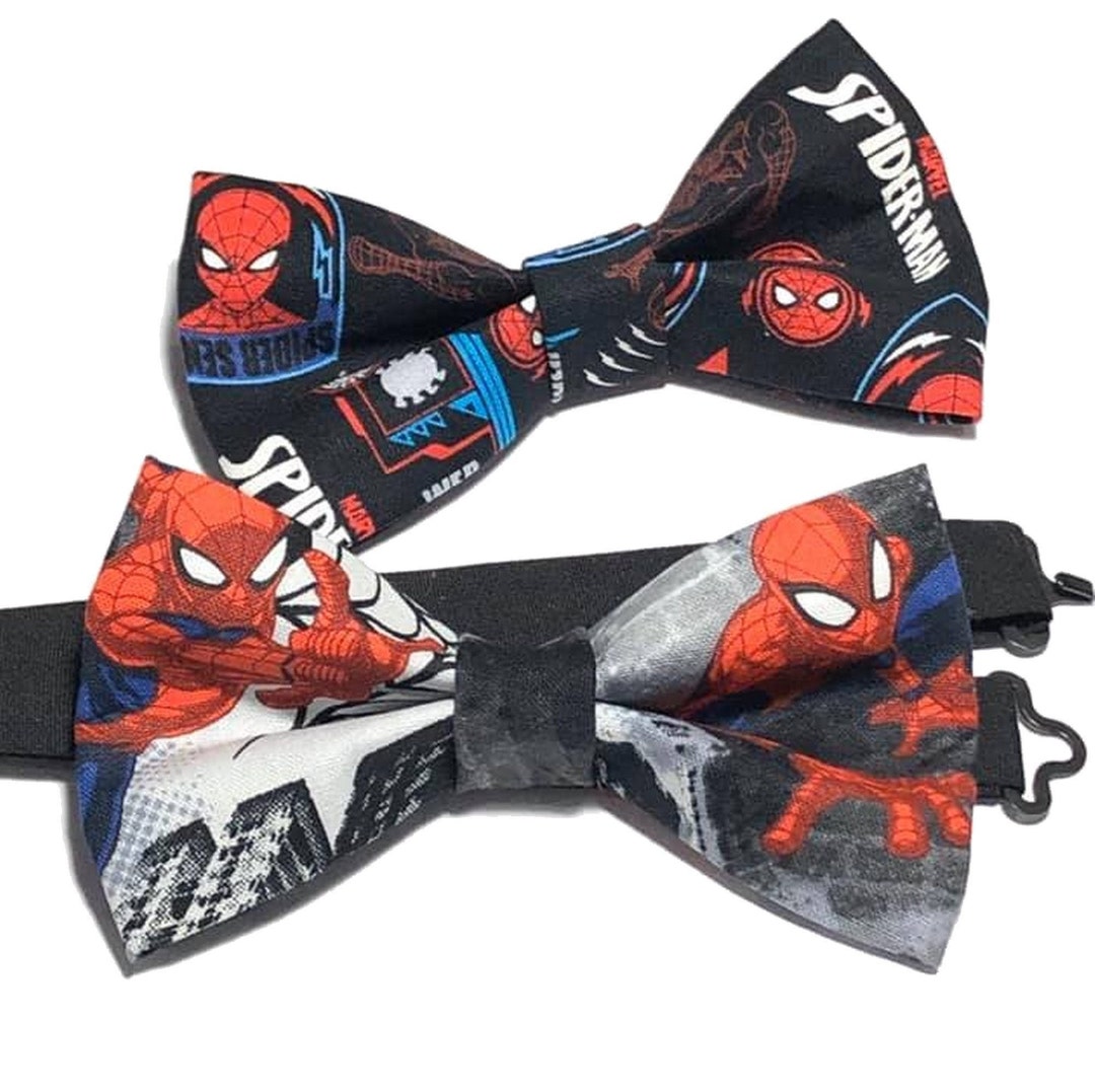 Spiderman Bow Tie, Bow Tie for Boys, Mens Bow Ties, Marvel Bow Tie ...