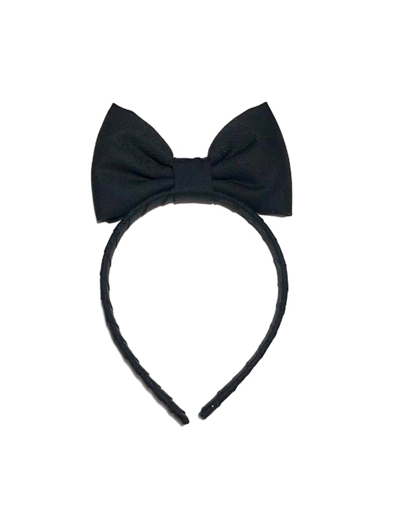 Black Headband Bow Alice in Wonderland Cosplay Bow Alice - Etsy