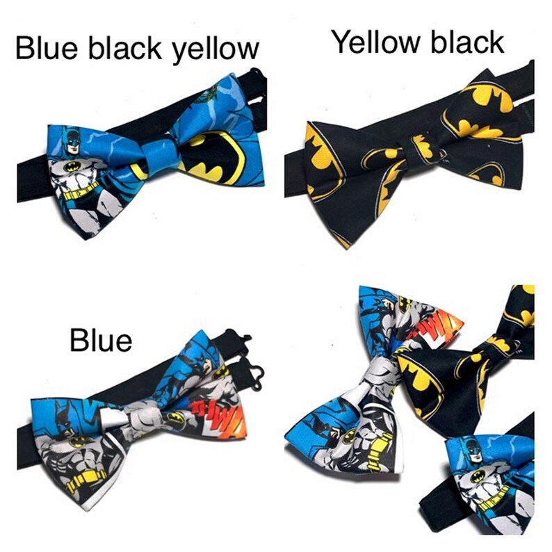 Batman Bow Tie Boys Bow Ties Bow Ties for Boys Bow Ties for - Etsy