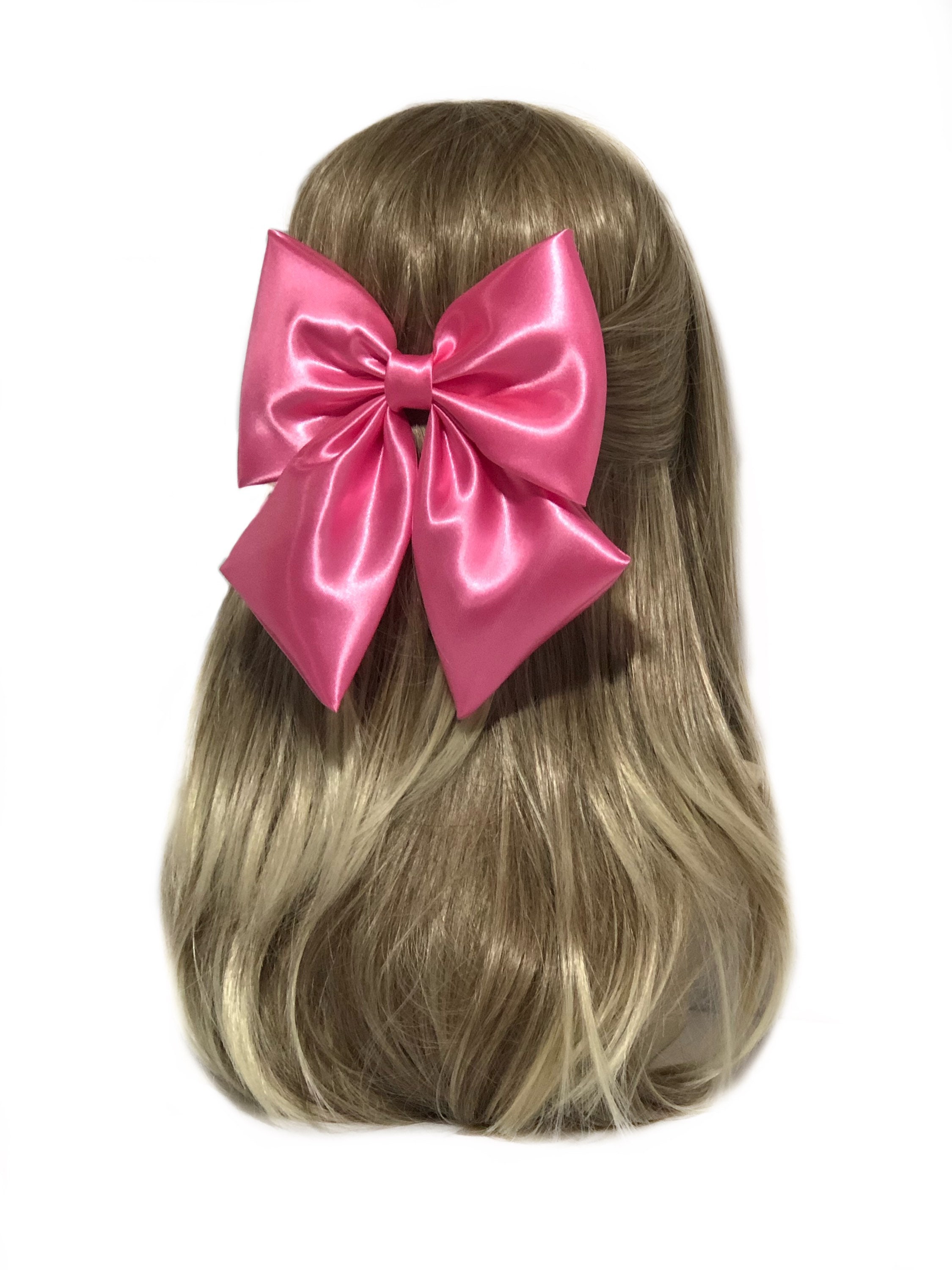 Pink Girls Hair Bows, Girls Hair Bows, Pink Bow, Baby Pink Hair Bow ...
