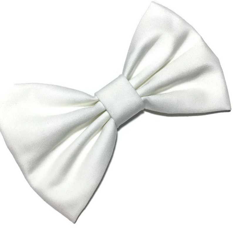 Girls White Hair Bow, Hair Bows for Girls, White Hair Bow, White Hair ...