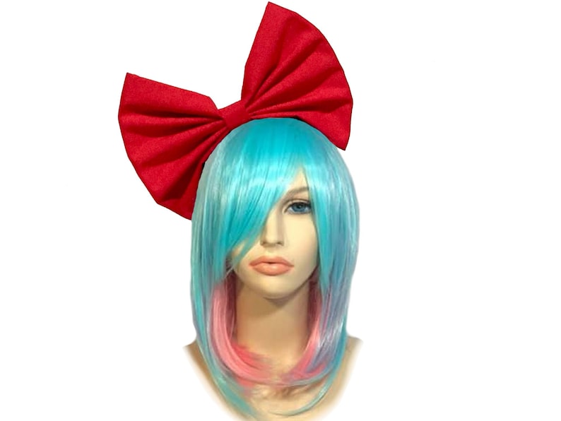 Large Hair Bow Choose Color Big Hair Bow Cosplay Bow Girls - Etsy