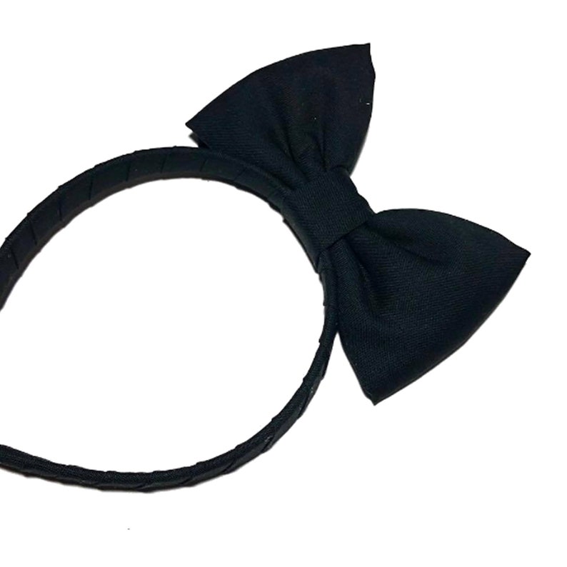 Black Headband Bow Alice in Wonderland Cosplay Bow Alice | Etsy
