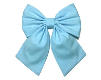 Light Blue Hair Bow | Etsy