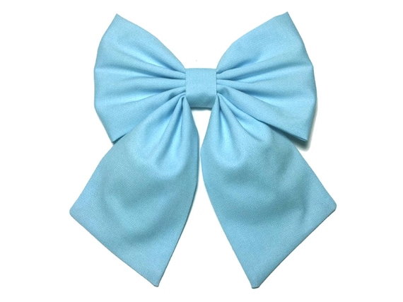 Light Blue Baby Bow Baby Blue Hair Bow Light Blue Hair Bow | Etsy