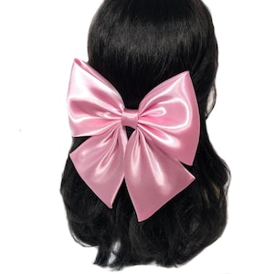 Pink Hair Bow for Women, Large Pink Bow, Pink Bow for Girls, Big Bows ...