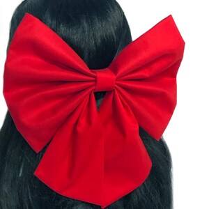 Red Large Cosplay Hair Bow for Women, Oversize Hair Bow, Cosplay Red ...