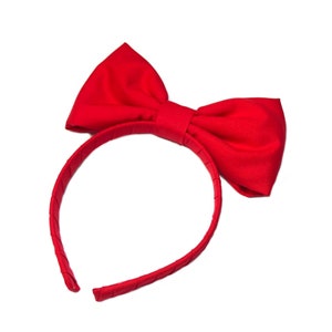 Snow White Headband, Red Bow Headband, Cosplay Bow, Snow White Hair Bow ...
