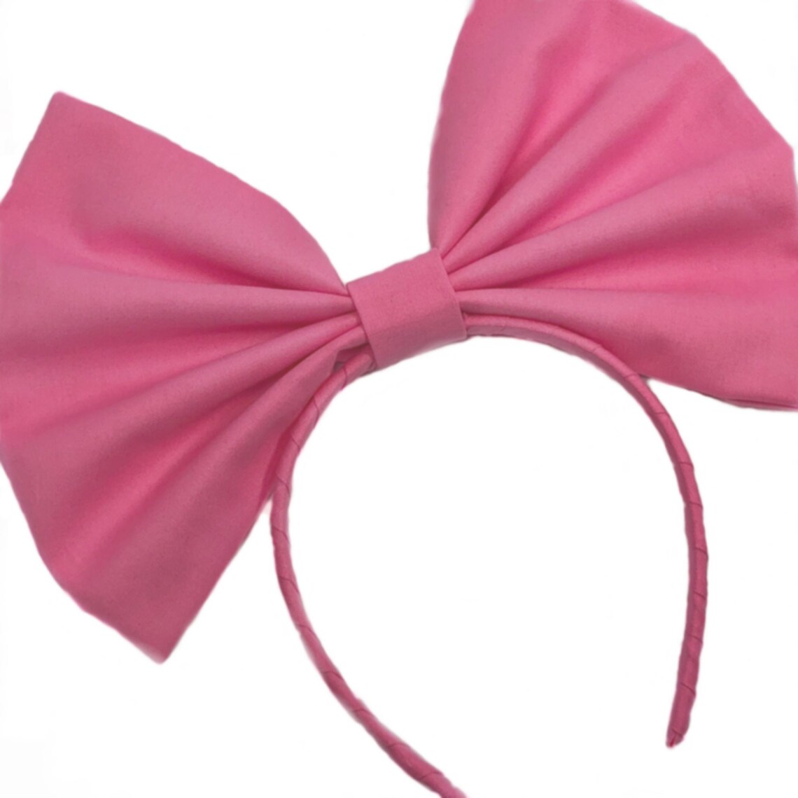 Pink Cosplay Headband, Large Pink Hair Bow, Big Pink Bow, Pink Cosplay ...