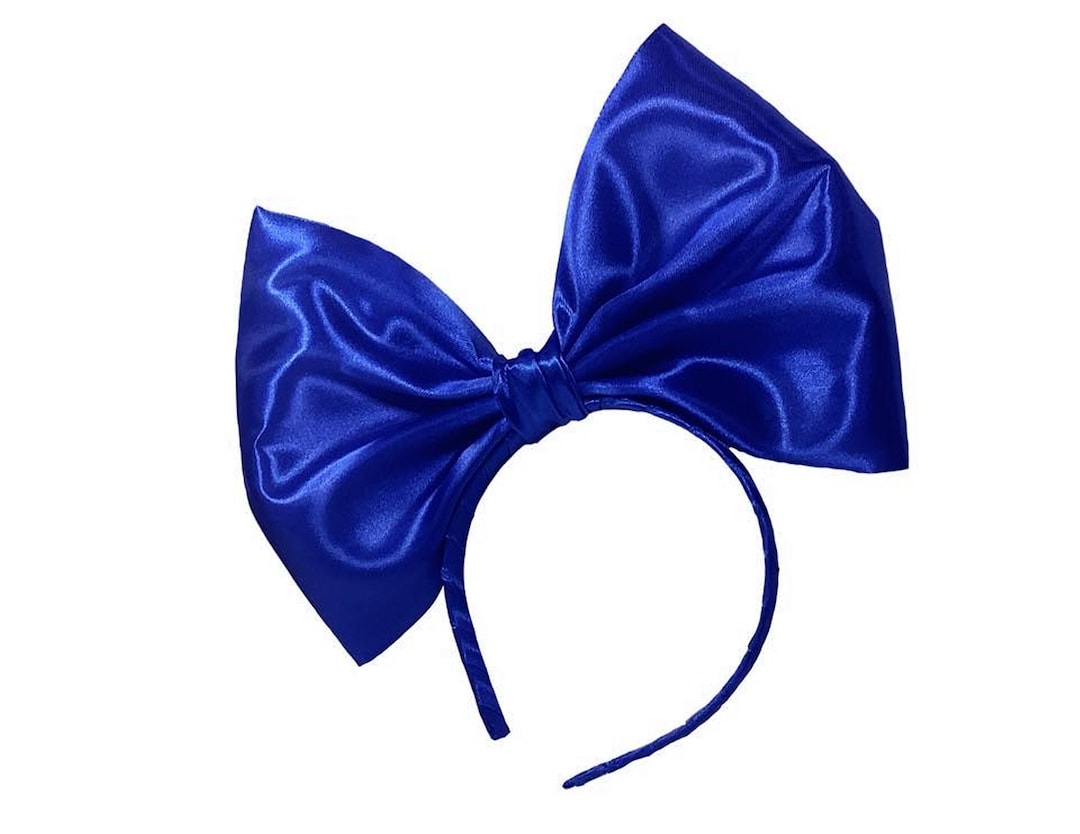 Royal Blue Headband, Bows for Women, Blue Headband Bow, Large Blue Bow ...