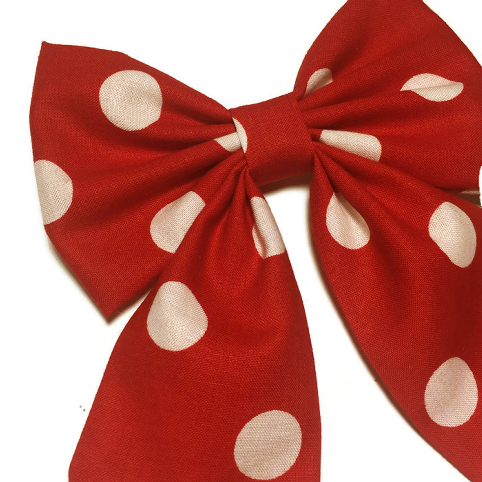 Red Polka Dot Bow Red Hair Bow Bows for Toddlers Minnie - Etsy