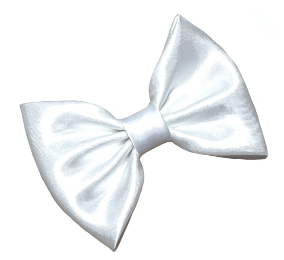 White Satin Bow Png