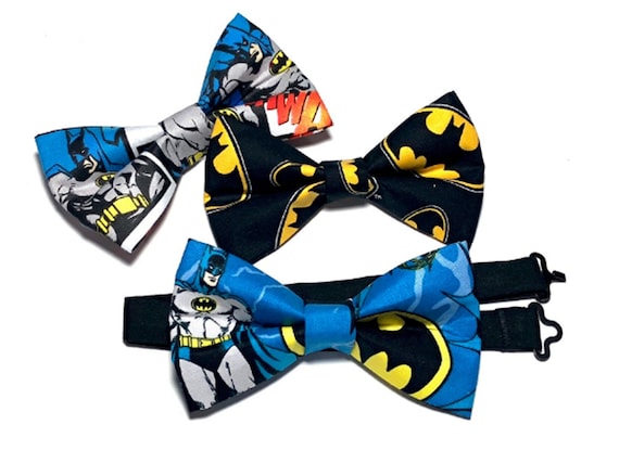 Batman Bow Tie Boys Bow Ties Bow Ties for Boys Bow Ties for - Etsy