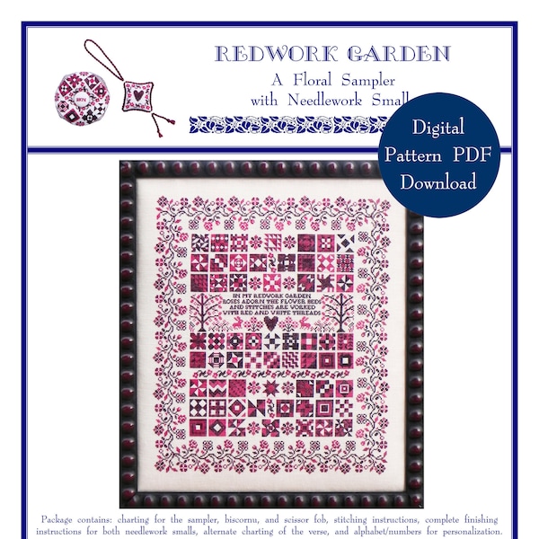 Redwork Stitching - Etsy