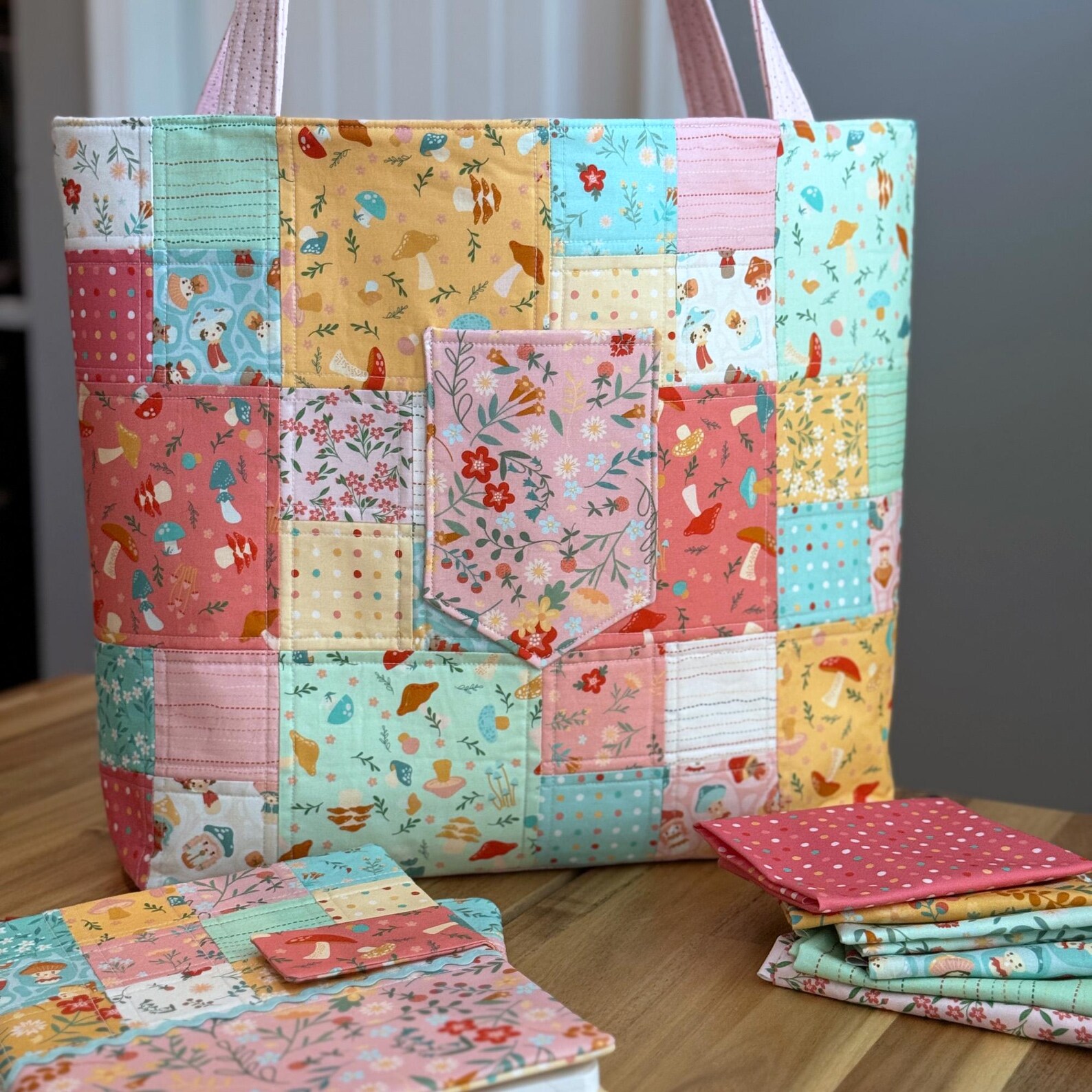 Focal and Four Tote Bag Quilt Pattern Digital Pattern PDF Download ...