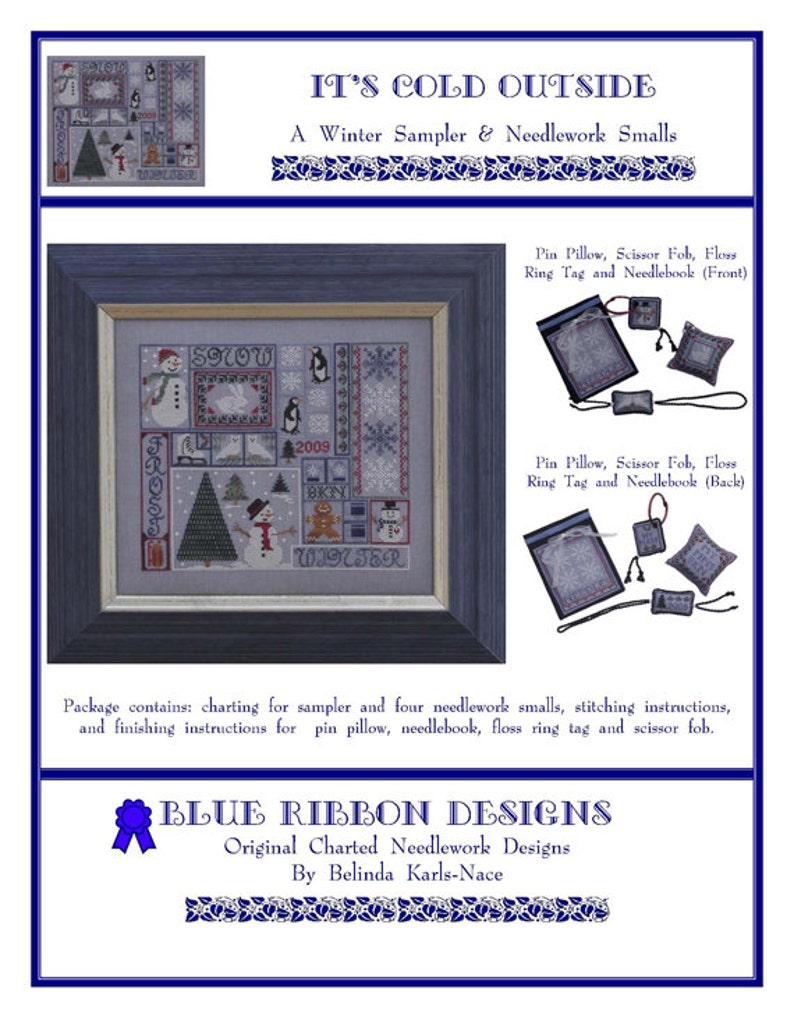 It's Cold Outside BRD-078 Cross Stitch Chart Paper Pattern - Etsy
